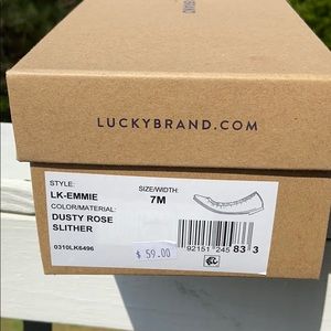 Lucky Brand | Shoes | Lucky Brandlk Emmie Ballet Flats New In Box7 ...